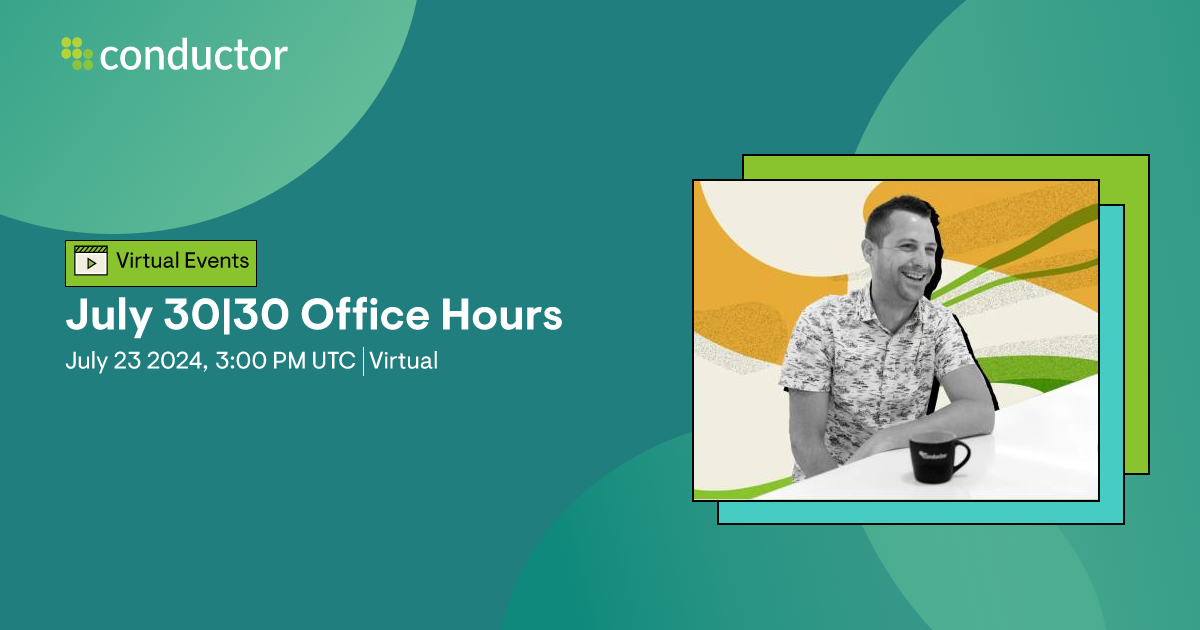 July 30|30 Office Hours